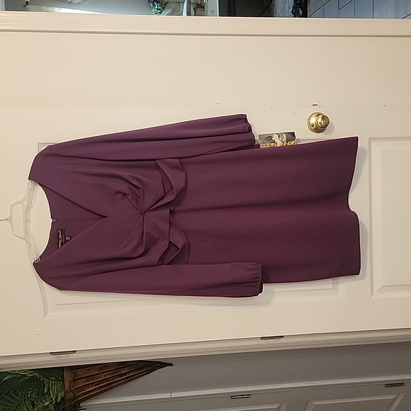 Donna Ricco | Dresses | Donna Ricco Purple Cocktail Dress Womens Size ...